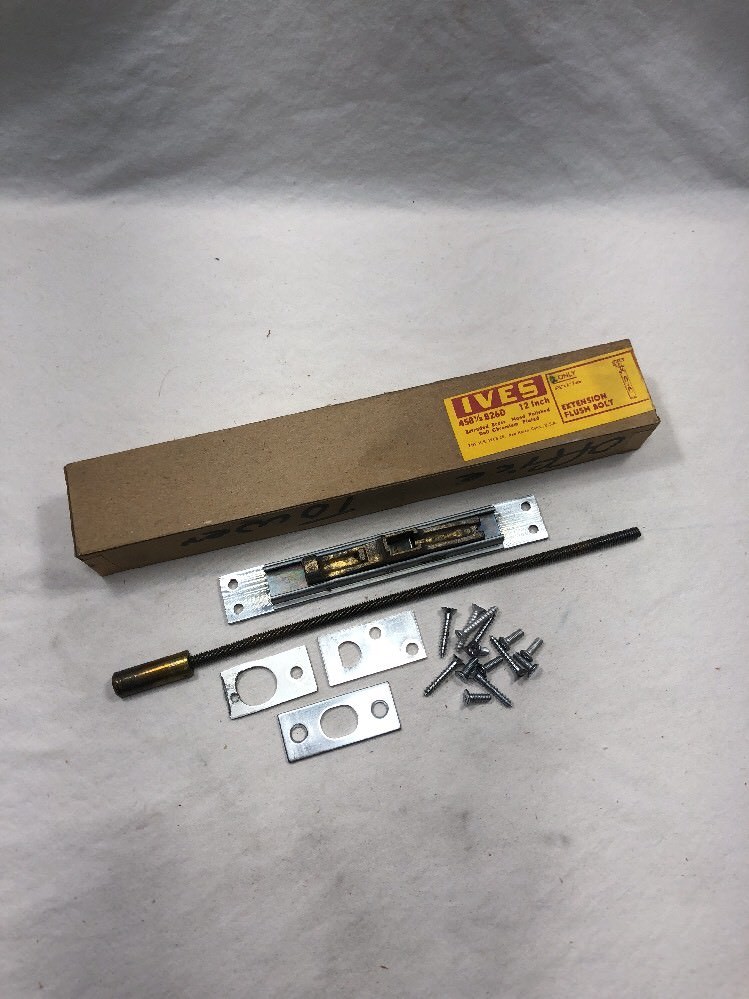 Ives 458 1/2 B26D 12” Extension Flush Bolt | eBay