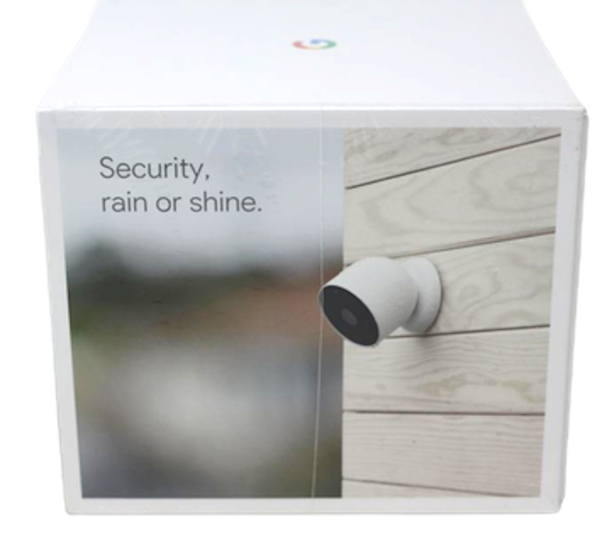 Google Nest Cam Indoor Outdoor Surveillance Camera Snow Pack of 1 ...