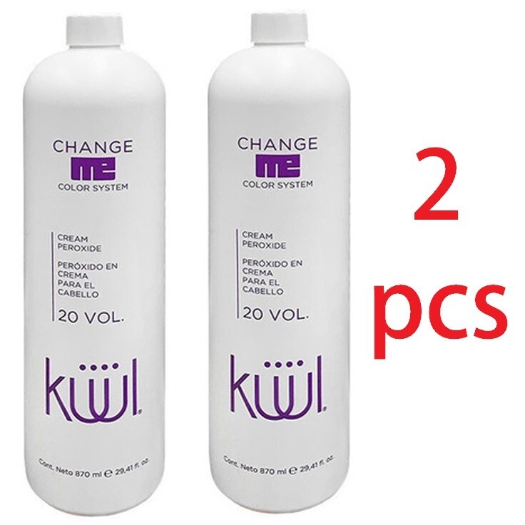2 X Kuul Change Me Color System 20 Vol. 6% Cream Developer 29.42 Oz 870 ...