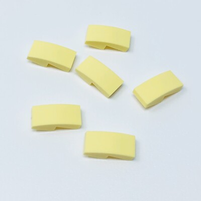 11477 LEGO Parts Slope Curved 2x1 BRIGHT LIGHT YELLOW (6) | eBay