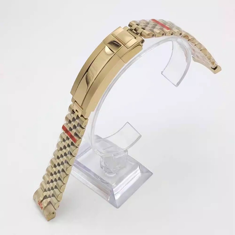 Steel Glide Lock Clasp Jubilee Watch Band Bracelet For Rolex Tudor ...