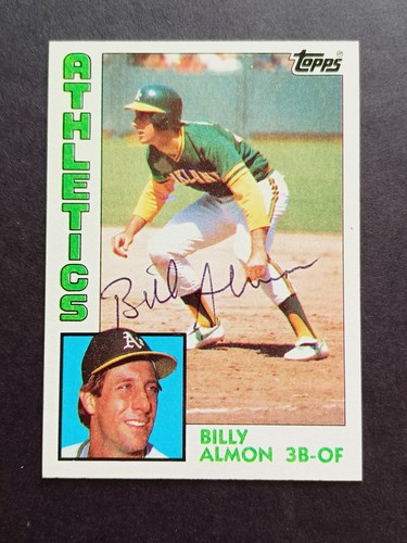 Billy Almon Signed 1984 Topps - Athletics - Autographed | eBay