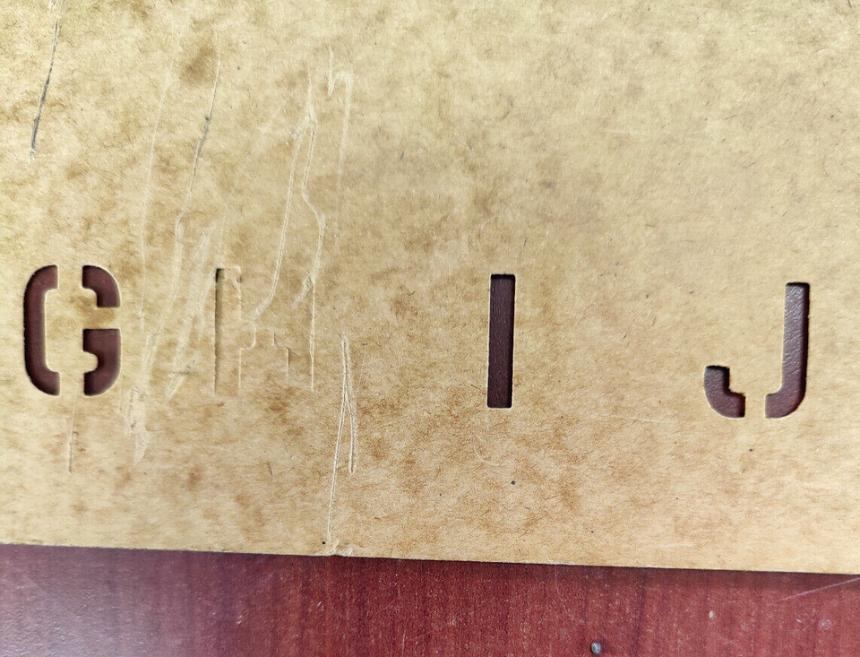 Diagraph Bradley Industries INC. Stencil Cutting Machine 3/4" GG-S-747 ...