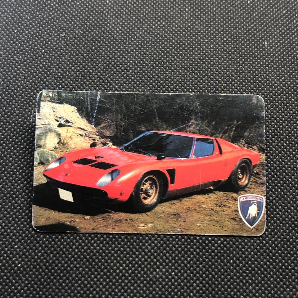 Maserati camjin Playing Card super car Heart 5 very rare Japanese F/S ...