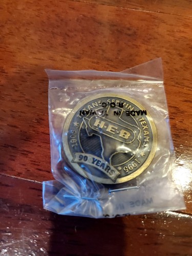 Rare New HEB 90th Anniversary Token Coin Promotional Texas Grocery PN ...
