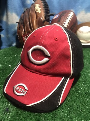 Cincinnati reds hat vintage youth rare vtg Adjustable Strapback Hat cap ...