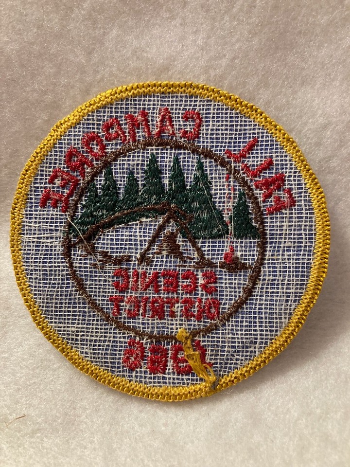 (mb-1) Boy Scouts- 1966 Scenic District - Fall Camporee patch | eBay