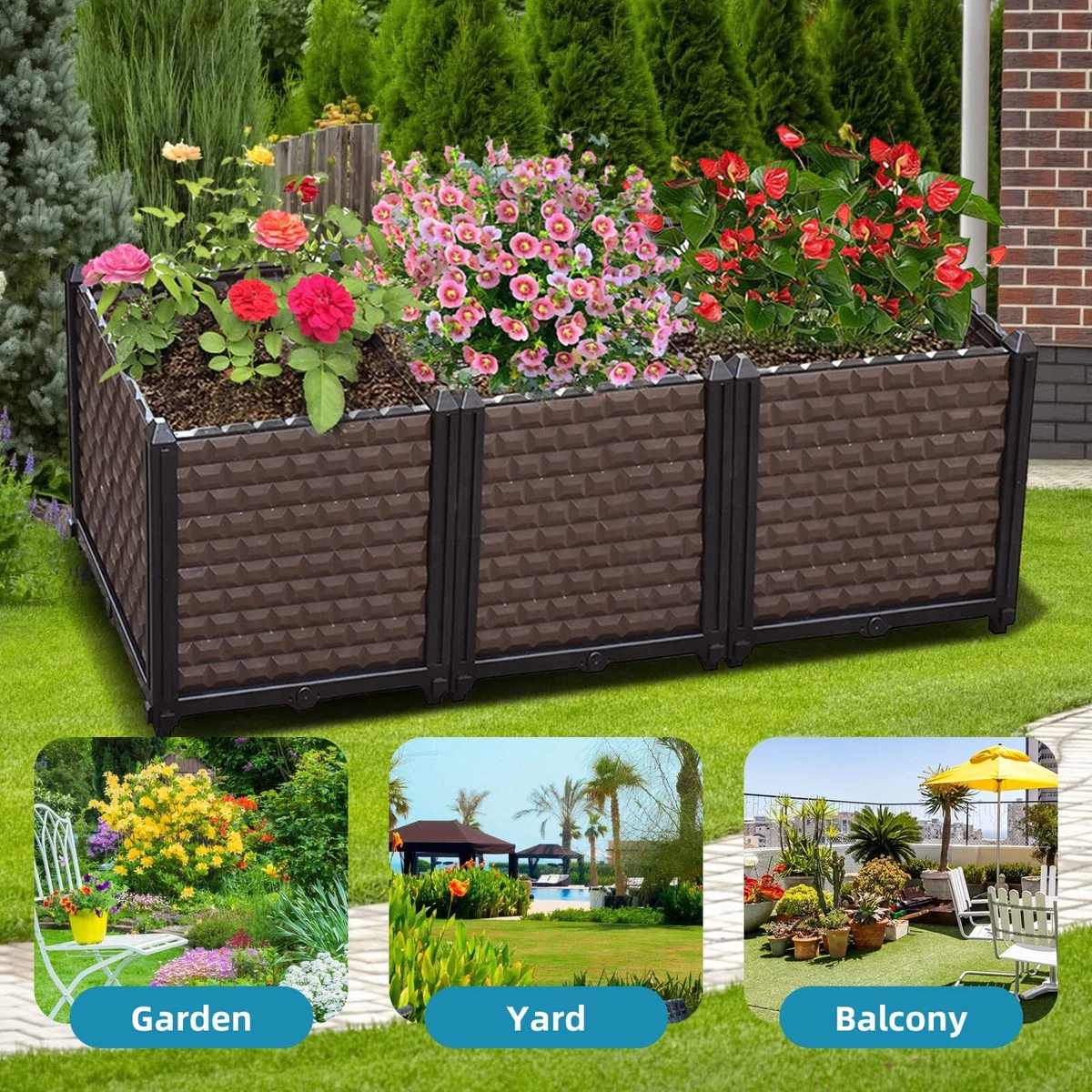 Self Watering Vegetable Planter Boxes