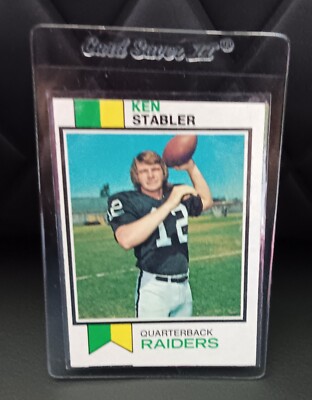 1973 Topps #487 KEN STABLER~RC Rookie~MT-NM~Oakland Raiders | eBay