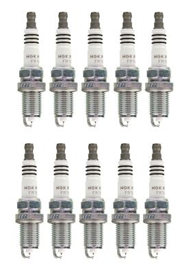 NGK 92400 FR7BHX-S Set 10 Ruthenium HX Spark Plugs For Audi R8 5.2L V10 ...
