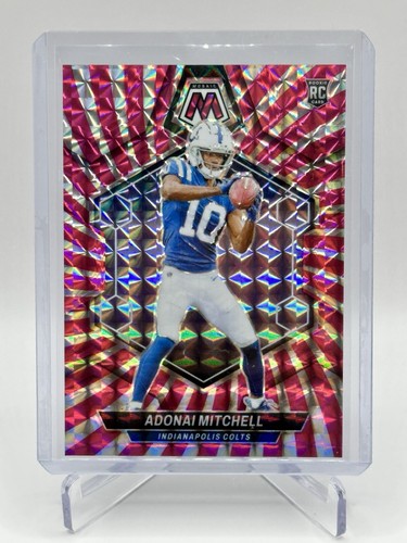 Adonai Mitchell 2024 Mosaic FOTL Pink Swirl /13 Rookie RC #350 Colts 🔥 ...