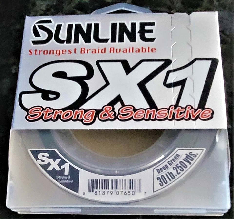 Sunline Braid SX1 Deep Green 250 Yard Spool Pick Any Pound Test | eBay