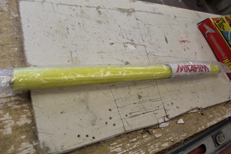 Micafilm, Vintage Model Airplane Covering 29X65, Yellow Transparent | eBay