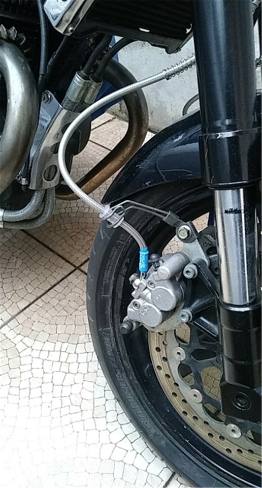 Motorcycle ATV Brake System 3 Way Adapter Hydraulic Brake Pipe Tee ...
