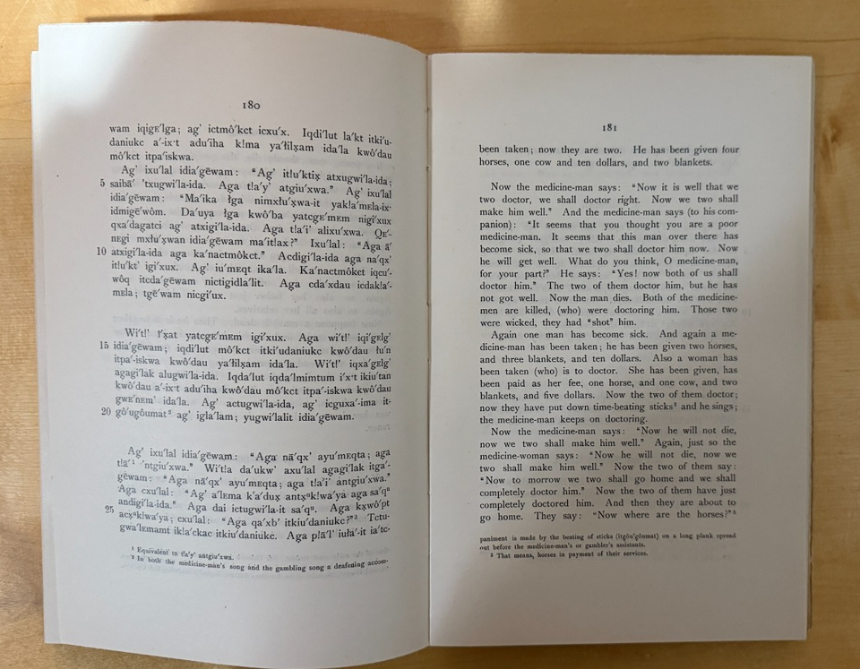 Wishram Texts, Vol II by Edward Sapir 1909 - E.J. Brill | eBay