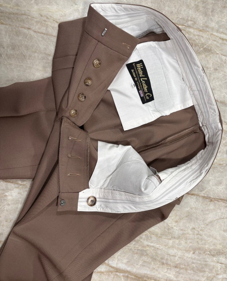 INDIANA JONES PANTS Wested Cosplay Costume size 36 quality wool | eBay