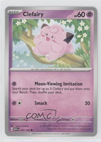 Clefairy Pokemon 151 #035 13vm | eBay