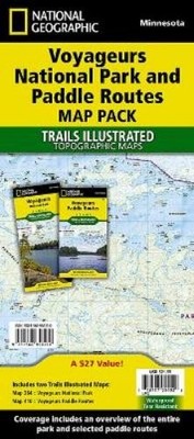 National Geographic Voyageurs National Park And Paddle Routes [map Pack ...
