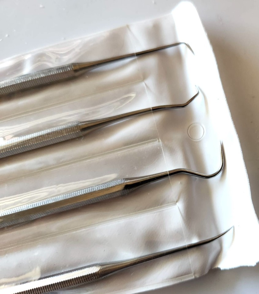 Dental Pick & Mirror Tools Set Sculpture Instrument Oral Hygiene Kit ...