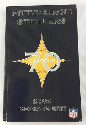 NFL 2002 Pittsburgh Steelers Football Media Guide | eBay