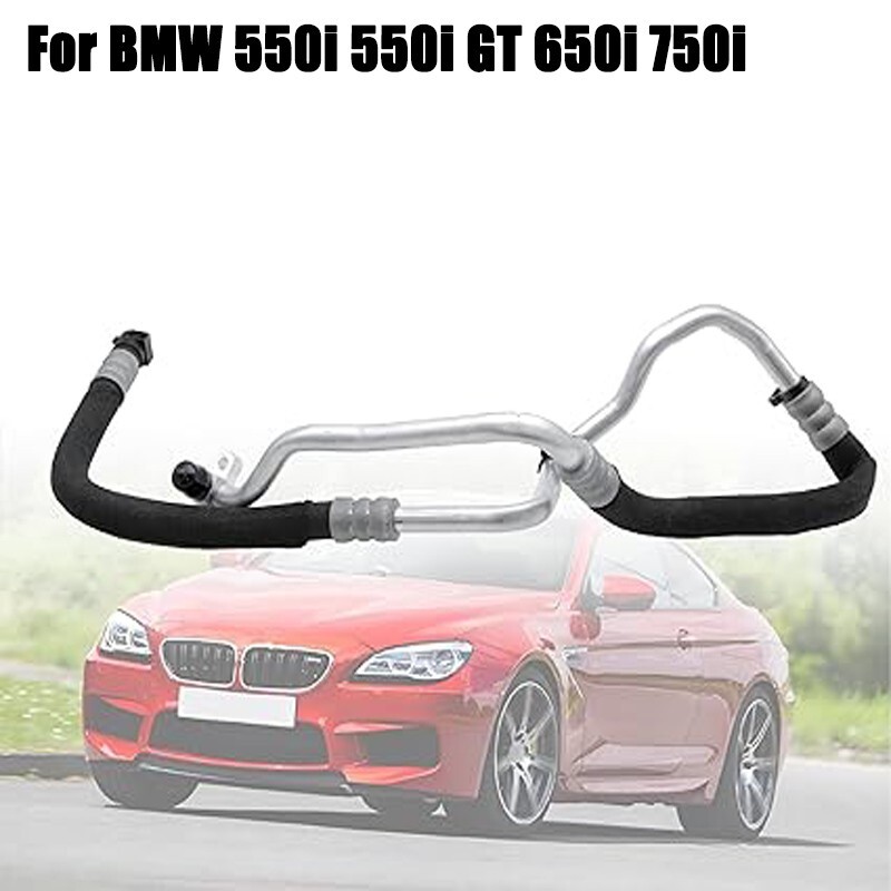 2x Engine Oil Cooler Line For BMW F07 F12 F13 F02 550i 650i 750Li N63 ...