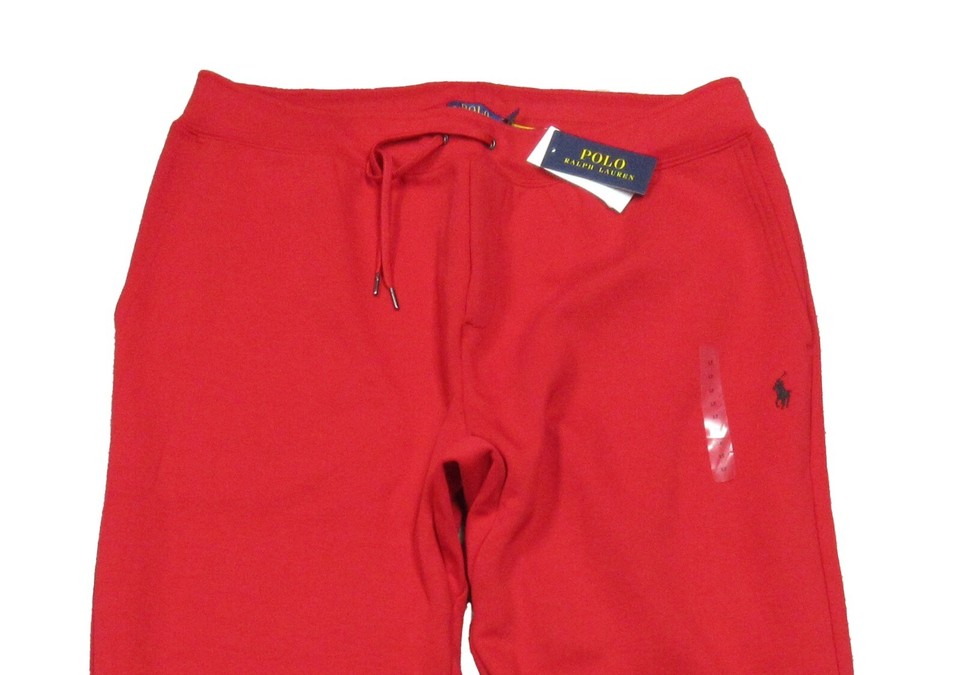 Polo Ralph Lauren Men's Red Double Knit Jogger Pants | eBay