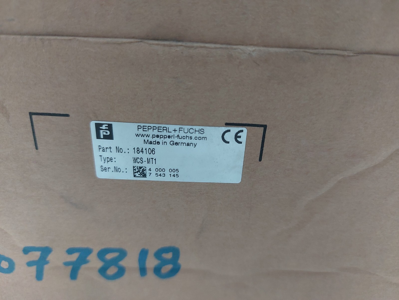 Pepperl+Fuchs 184106 Sensor WCS-MT1 | eBay Australia