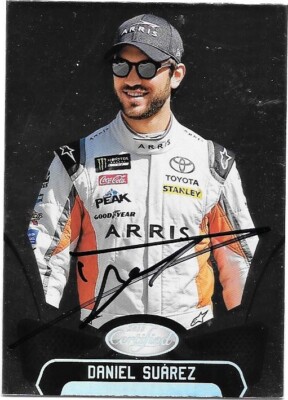 Daniel Suarez NASCAR Autographed / Signed Card Donruss 2018 Certified ...