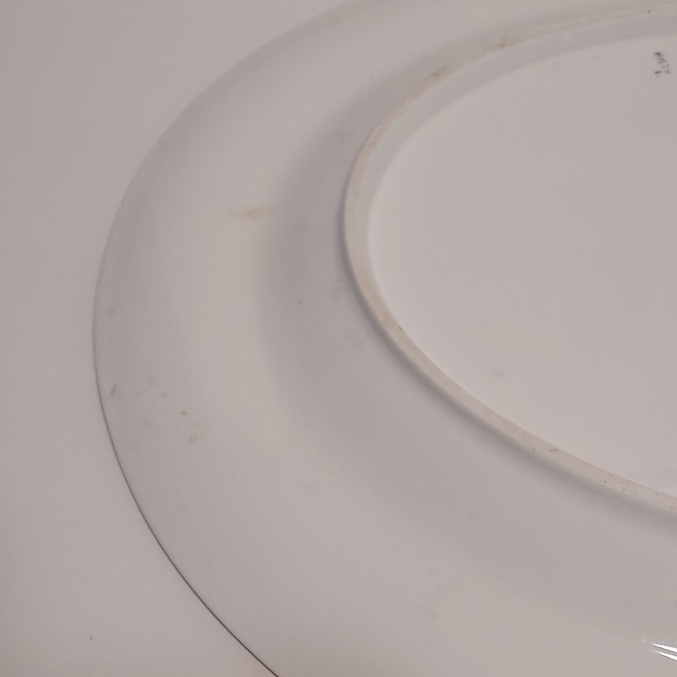 Vintage Oval Strathmore Multicolor Floral Gold Rim Serving Platters ...