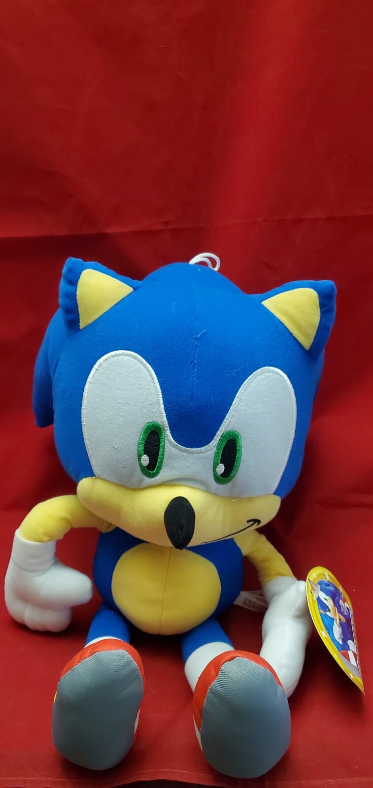 Sonic the Hedgehog 30th Anniversary Sonic Blue Plush 18” NEW with Tags ...