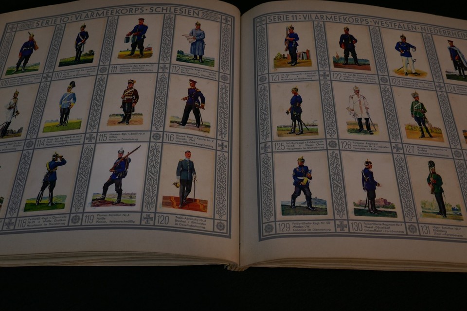 Original German 1933 Weimar Waldorf Collecting Cards Book WWI Imperial ...