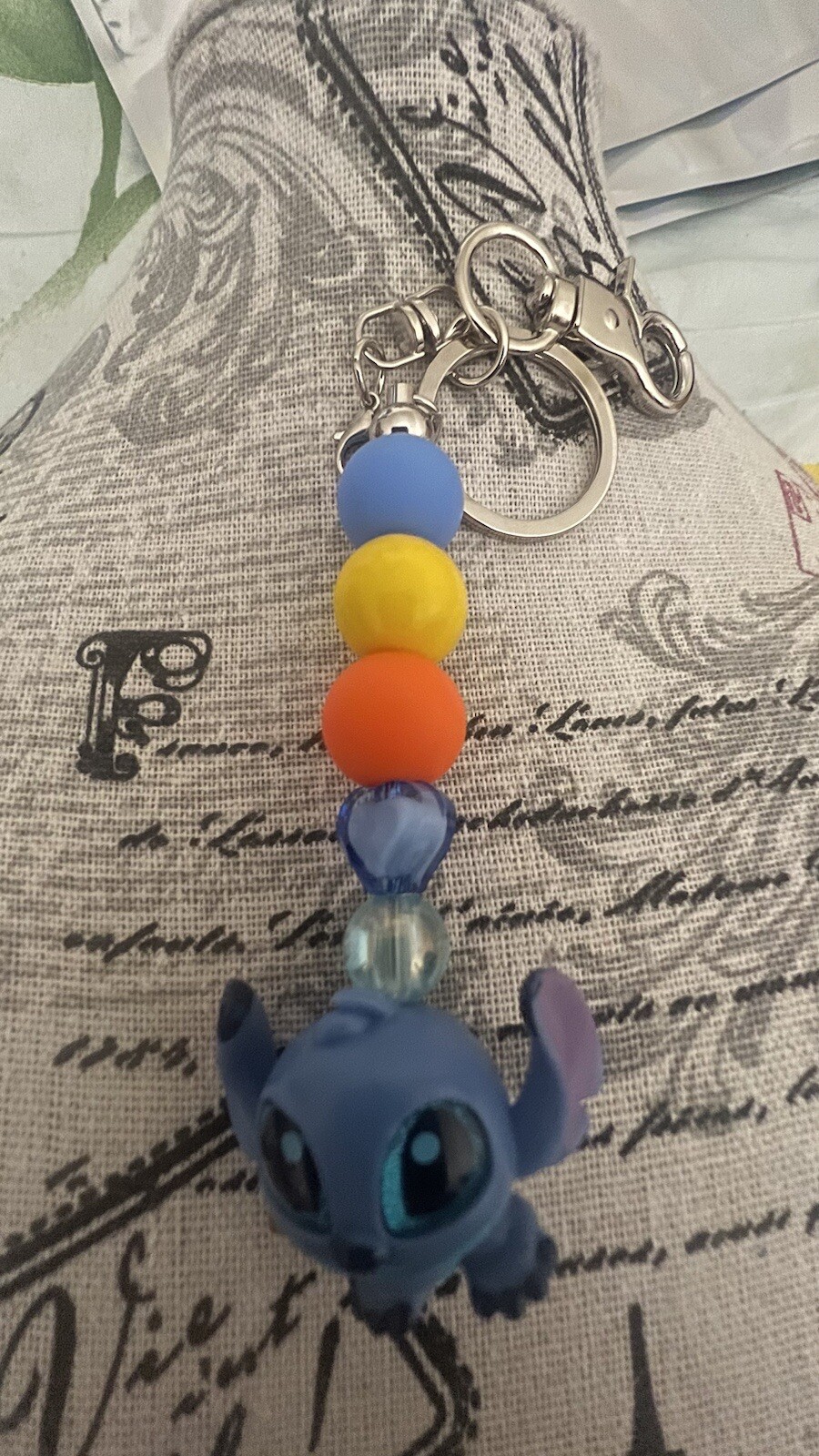 Disney Doorables Beaded Keys Chain Stitch Ukulele Stitch | eBay