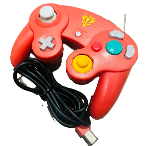 Nintendo Gamecube Gundam Char Controller Red color Limited Used Japan ...