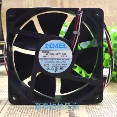 NMB-MAT7 4715KL-07W-B39 12038 DC48V 0.21A 12CM 3-Pin Inverter Cooling ...