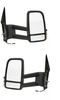 Manual Long Arm Wing Door Mirrors Mercedes Sprinter Chassis Cab 2006 ...