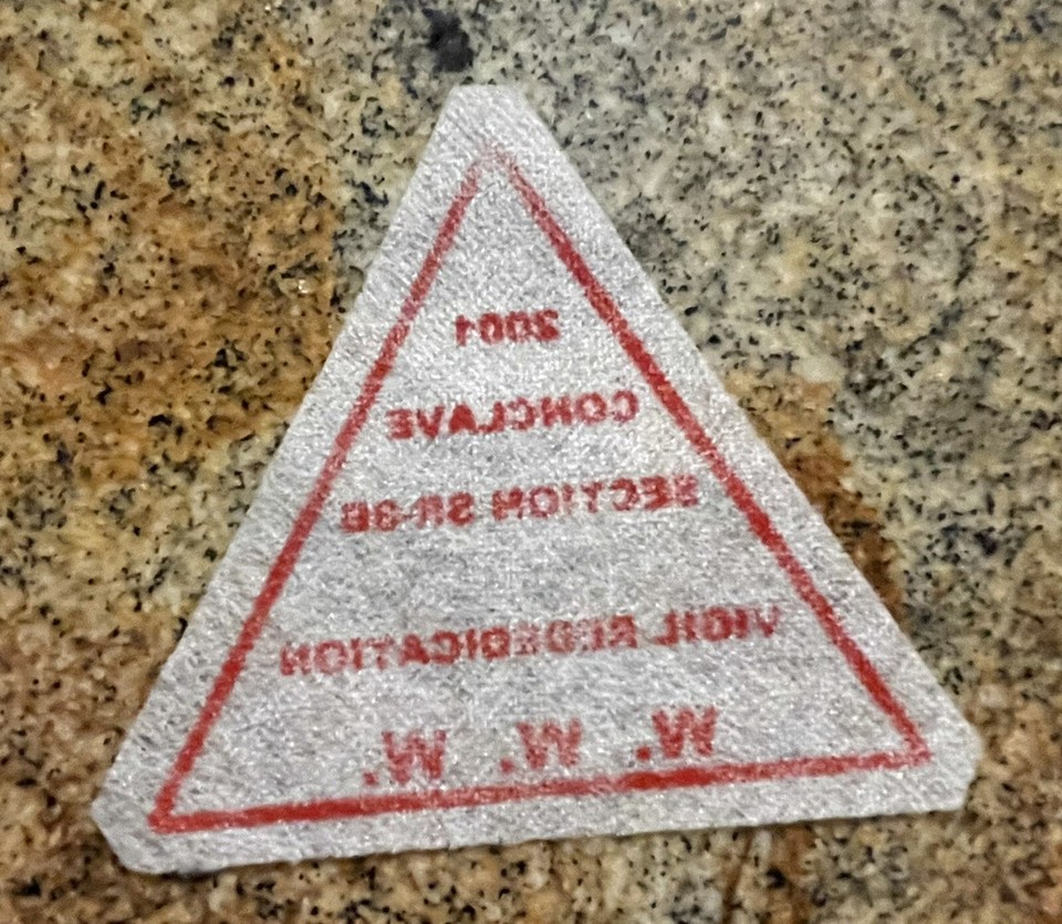 2001 SR-8B Conclave Vigil Rededication Patch Yustaga 385 Host Camp ...