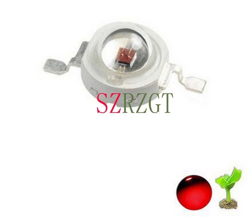10PCS 3W RED 80lm 650nm-660nm LED Plant Glow Light led chip | eBay