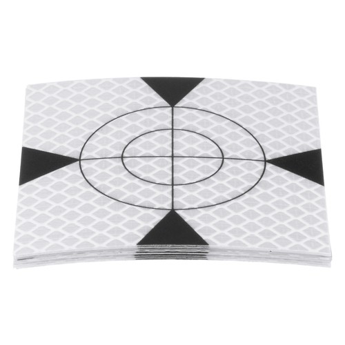 10pcs Survey Reflector Target 80mm Self-adhesive Survey Target Sheets ...