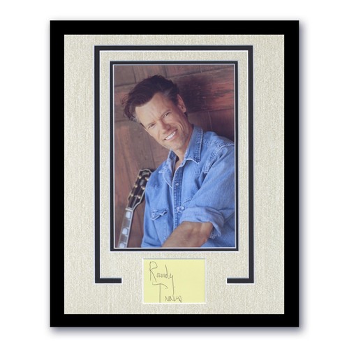 Randy Travis "Forever and Ever, Amen" AUTOGRAPH Signed Framed 11x14 ...