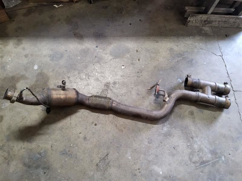 2014-2017 MERCEDES S63 S CLASS W222 LEFT EXHAUST DOWNPIPE CAT ...