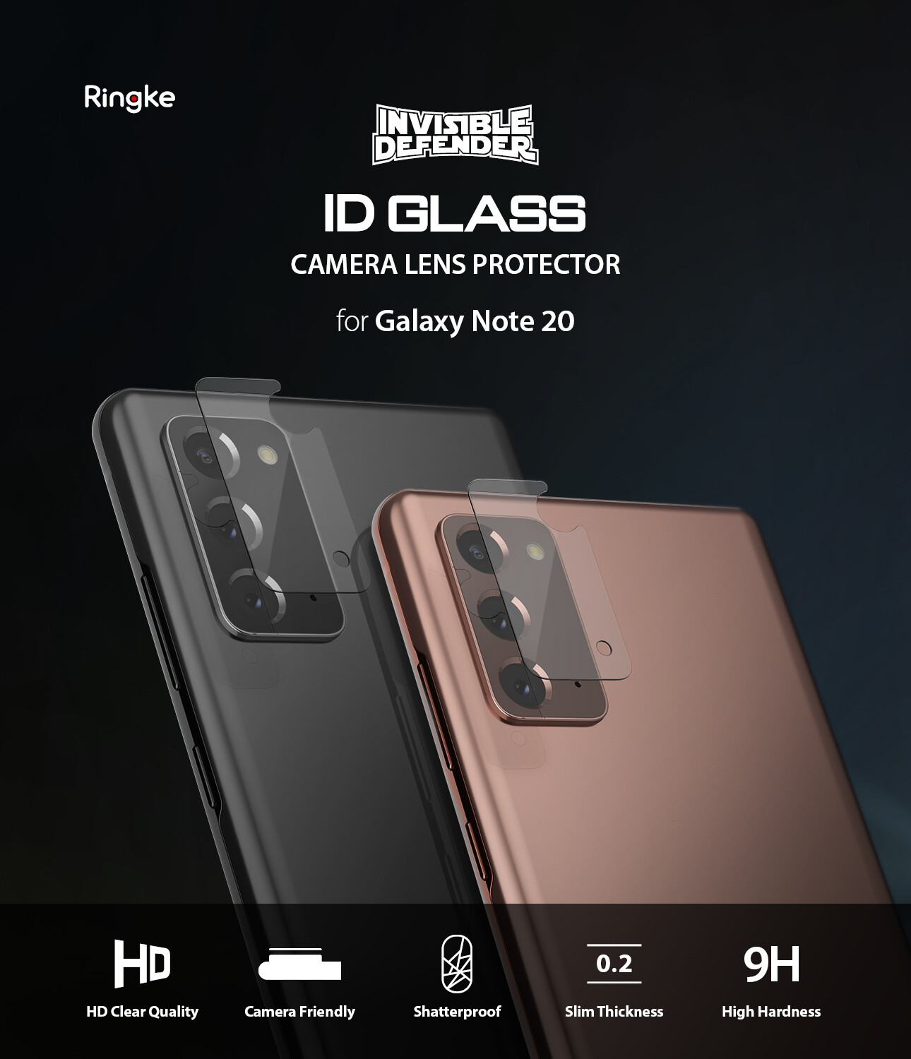 For Galaxy Note 20 / Note 20 Ultra Camera Lens Screen Protector Ringke ...