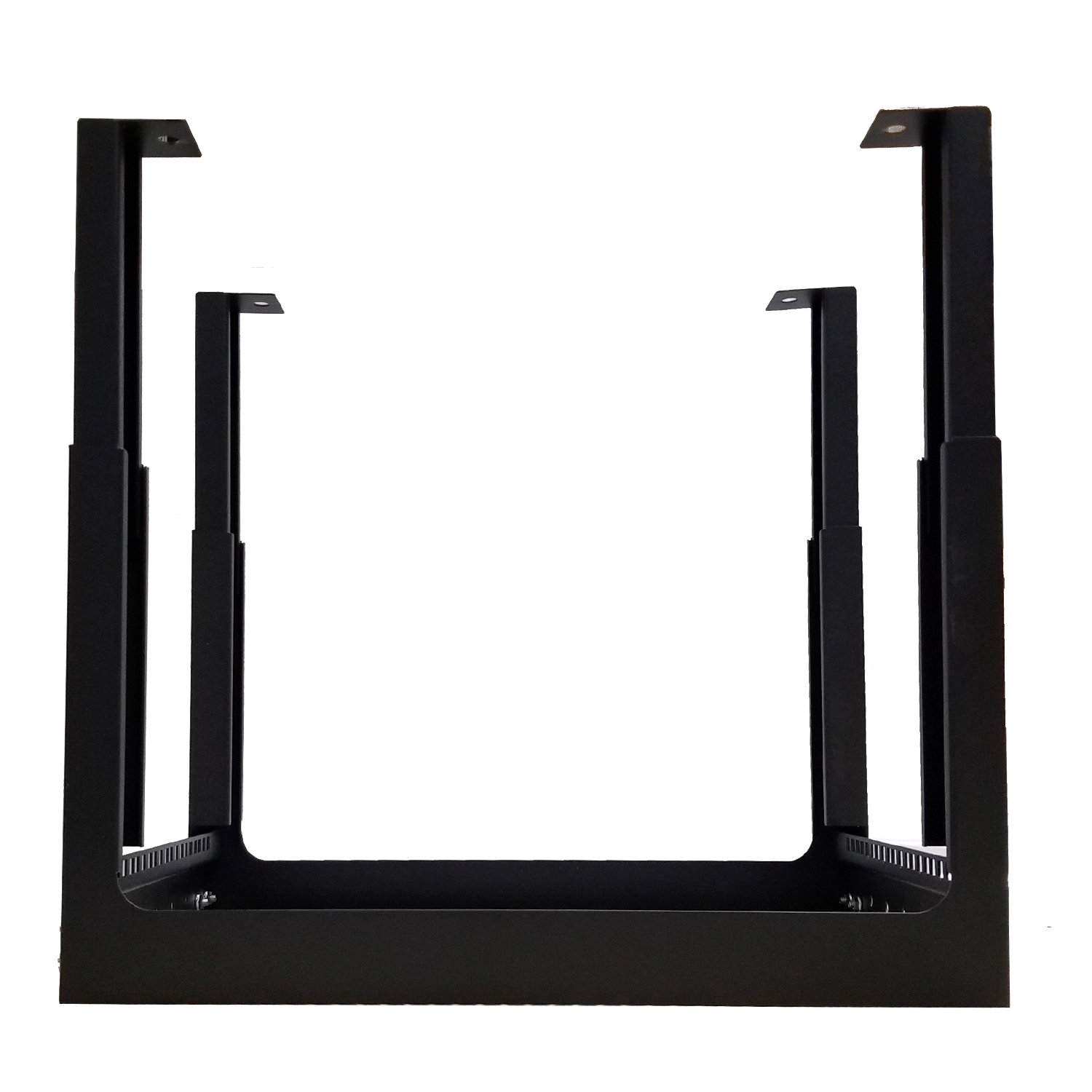 6U Open Frame Rack Expandable upto 19.5" Deep 4-Post Wall Mount Network ...