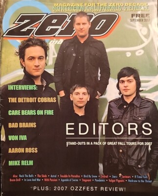 Zero Magazine September 2007 Editors The Detroit Cobras Bad Brains Von ...
