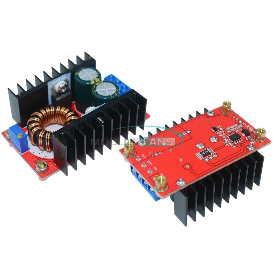 120W DC-DC Adjustable Boost Converter 10-32V to 35-60V Step Up Power ...
