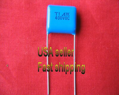 12 pc - .47uf 400v (0.47uf, 470nf) film poly capacitors (blu) | eBay