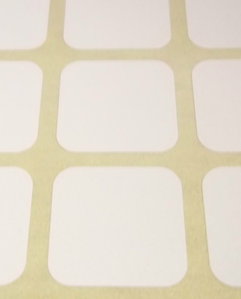 Blank White Price Point Stickers Labels 10 x 20mm Rectangle, Square ...