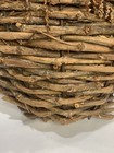 Vintage Decorative Grapevine Wall Hanging Basket Dried Florals 15” Flat ...