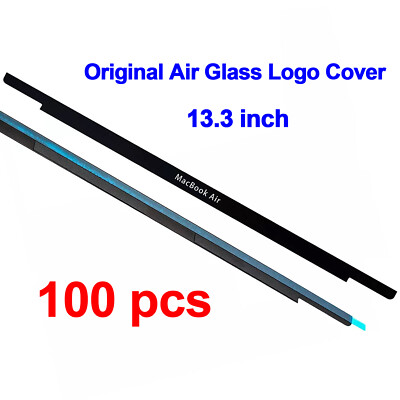 100PCS New LCD Front Glass Trim Bezel Logo Cover For MacBook Air 13 ...
