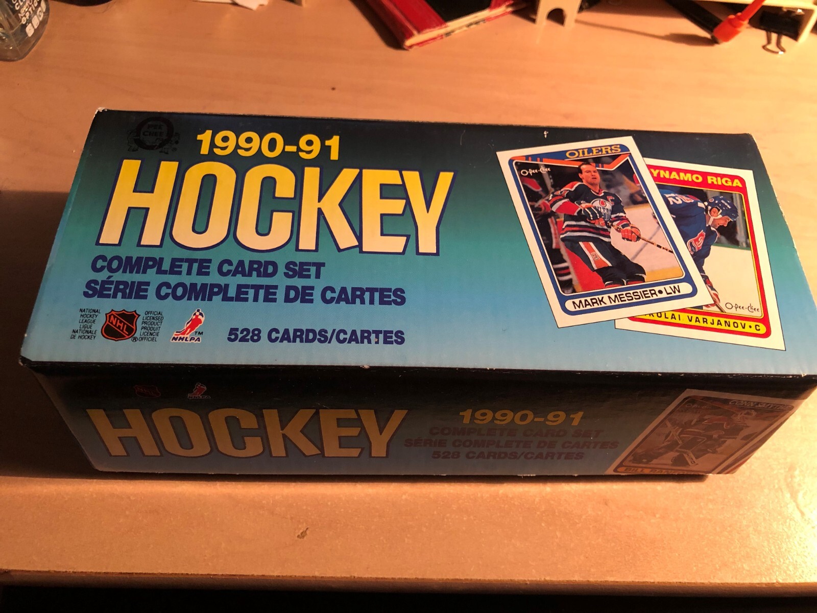 1990-91 o-pee-chee hockey complete factory set 528 cards mint | eBay
