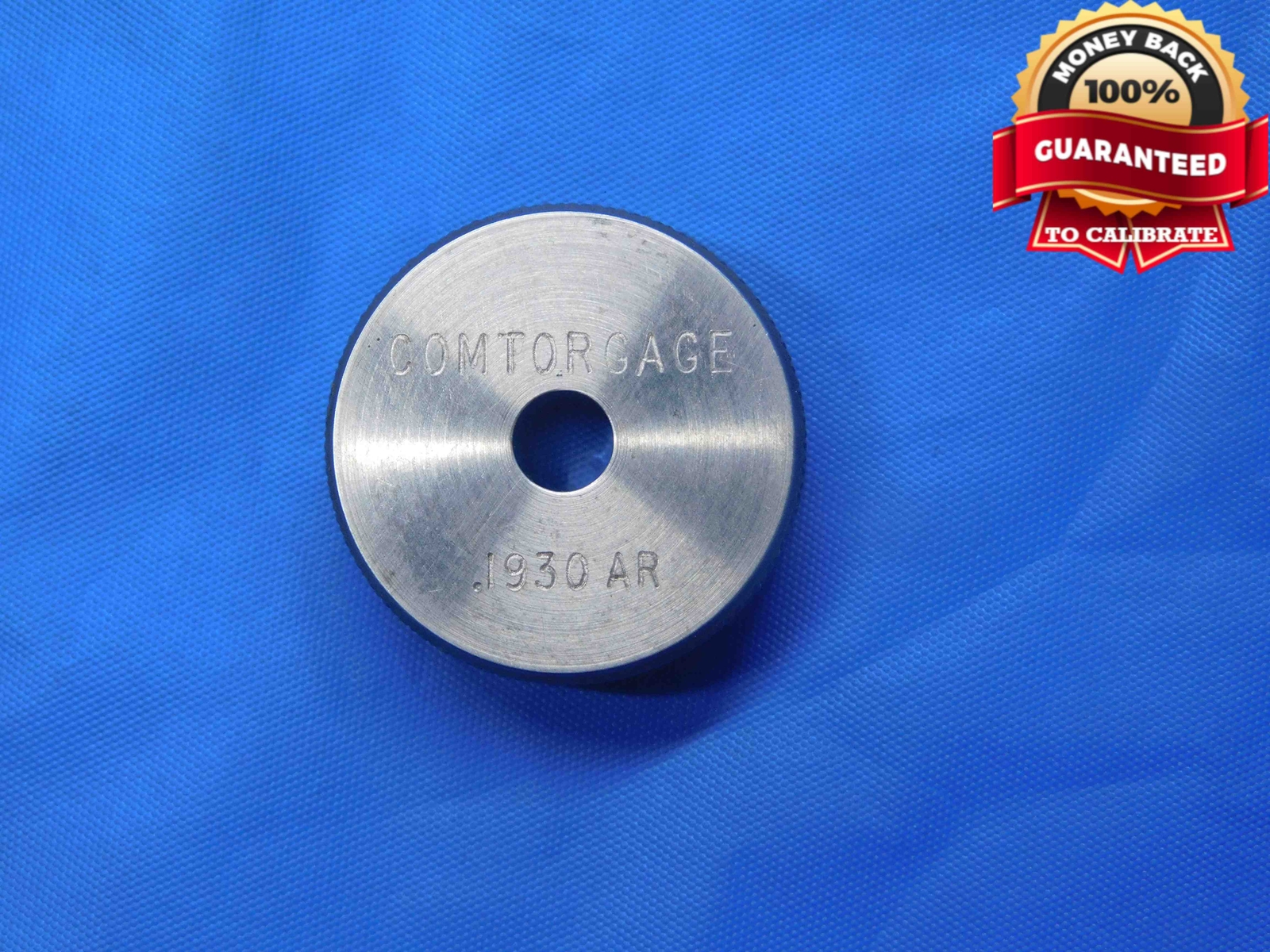 .1930 MASTER PLAIN BORE RING GAGE .1875 +.0055 OVERSIZE 3/16 5 mm .193 ...